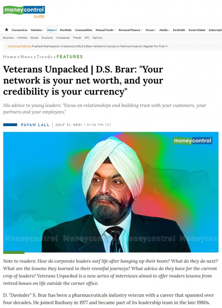 Veterans Unpacked | D.S. Brar: "Your network is your net worth, and ...